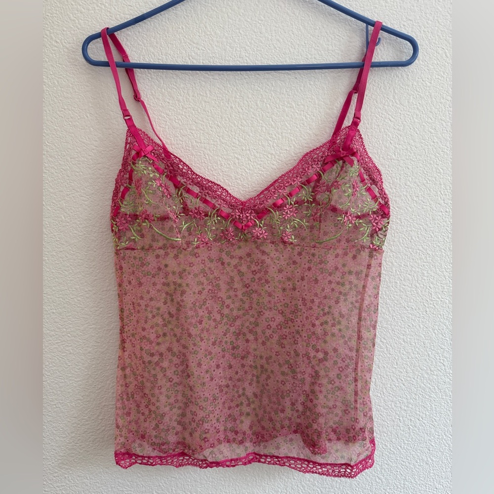 Victoria’s Secret Angels Vintage Sheer Cami Tank Top - Gem